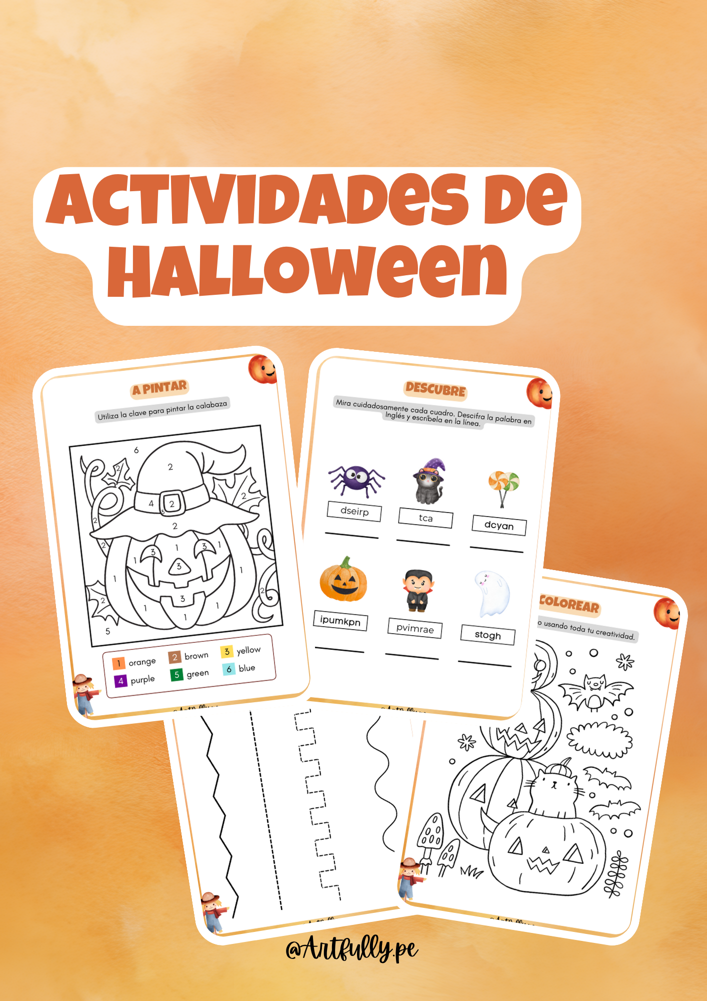 Actividades de Halloween – Artfully